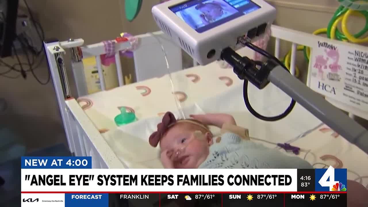 "Angel eye" system keeps families connected - YouTube