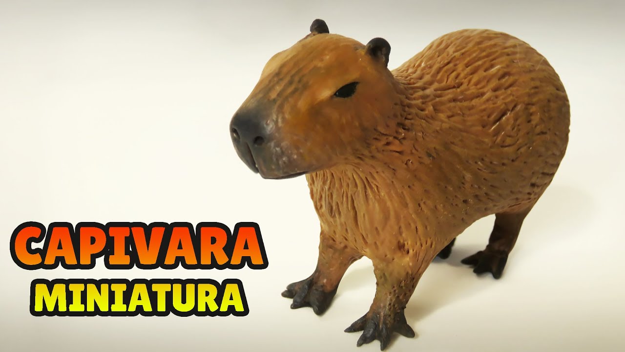 DIY: Como Fazer uma CAPIVARA Miniatura (Porcelana fria/Biscuit Tutorial) - YouTube
