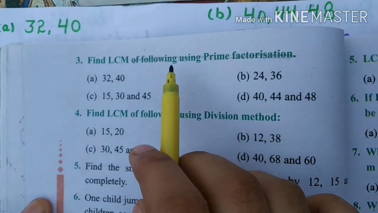 Class 5th maths - YouTube