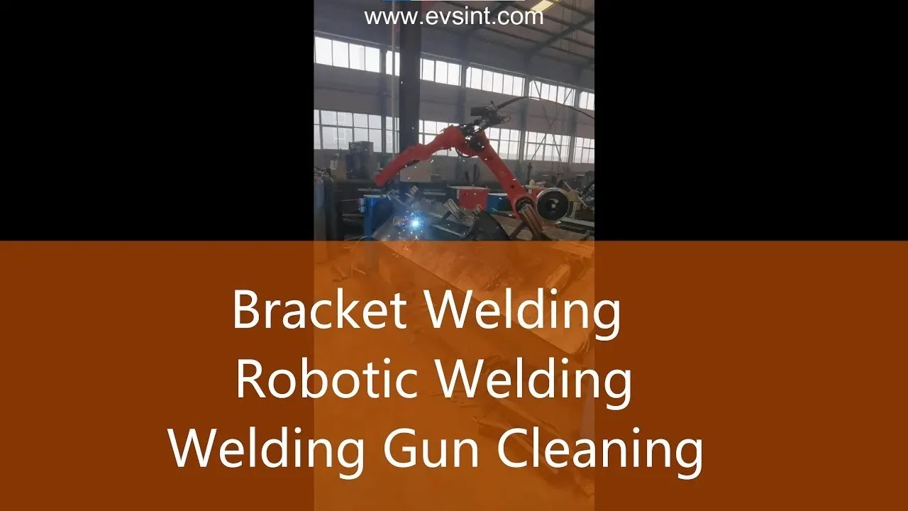 Bracket Welding | Robotic Welding | Welding Gun Cleaning - YouTube