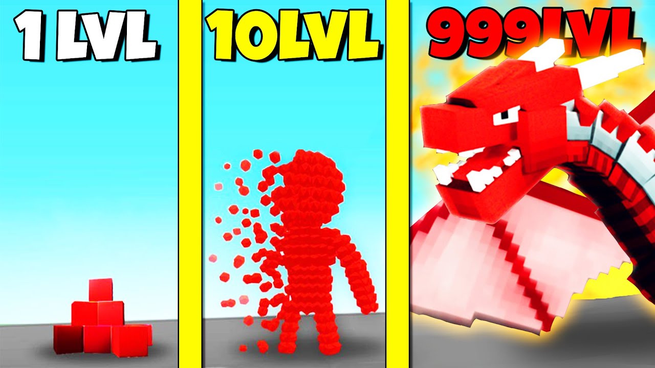 ЭВОЛЮЦИЯ ИЗ ПИКСЕЛЕЙ В ГИГАНТА, ПРОХОЖДЕНИЕ! | Pixel Rush - YouTube