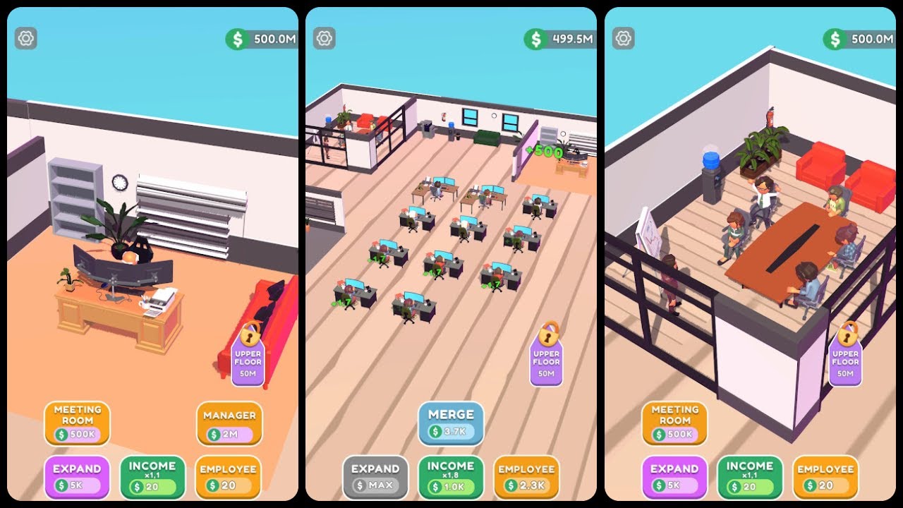 Office Clicker Mobile Game | Gameplay Android - YouTube