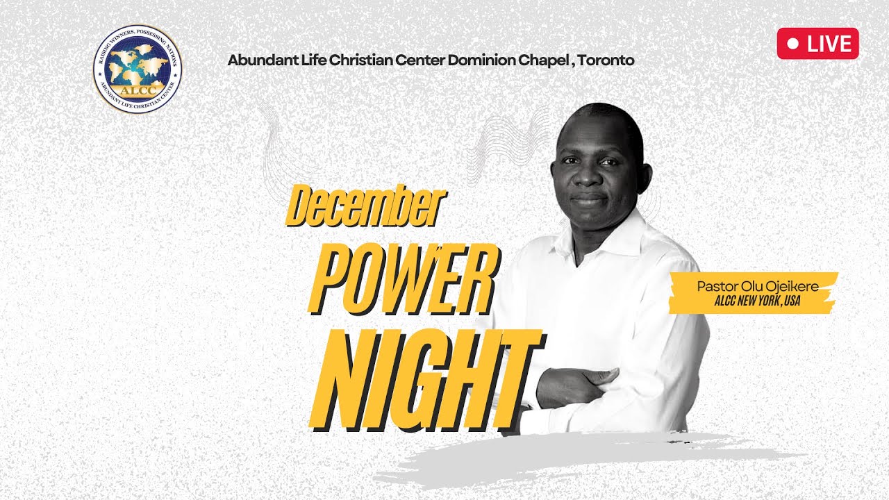DECEMBER POWER NIGHT | Friday December 15, 2023 | Abundant Life ...