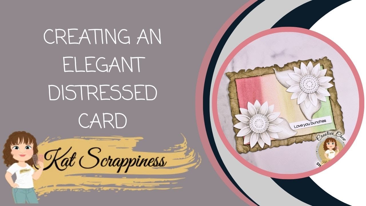 How To Create An Elegant Distressed Card with @cardsbyshannonlee - YouTube