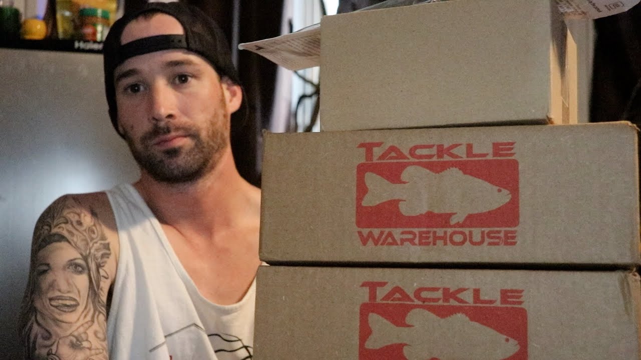 Tackle Warehouse + The Hook Up Tackle Unboxing! $150 - YouTube
