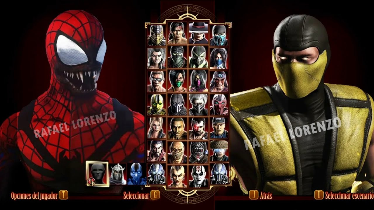 Mortal Kombat SPIDER CARNAGE JASON PREDATOR SCORPION TAKEDA MKX DLC ...