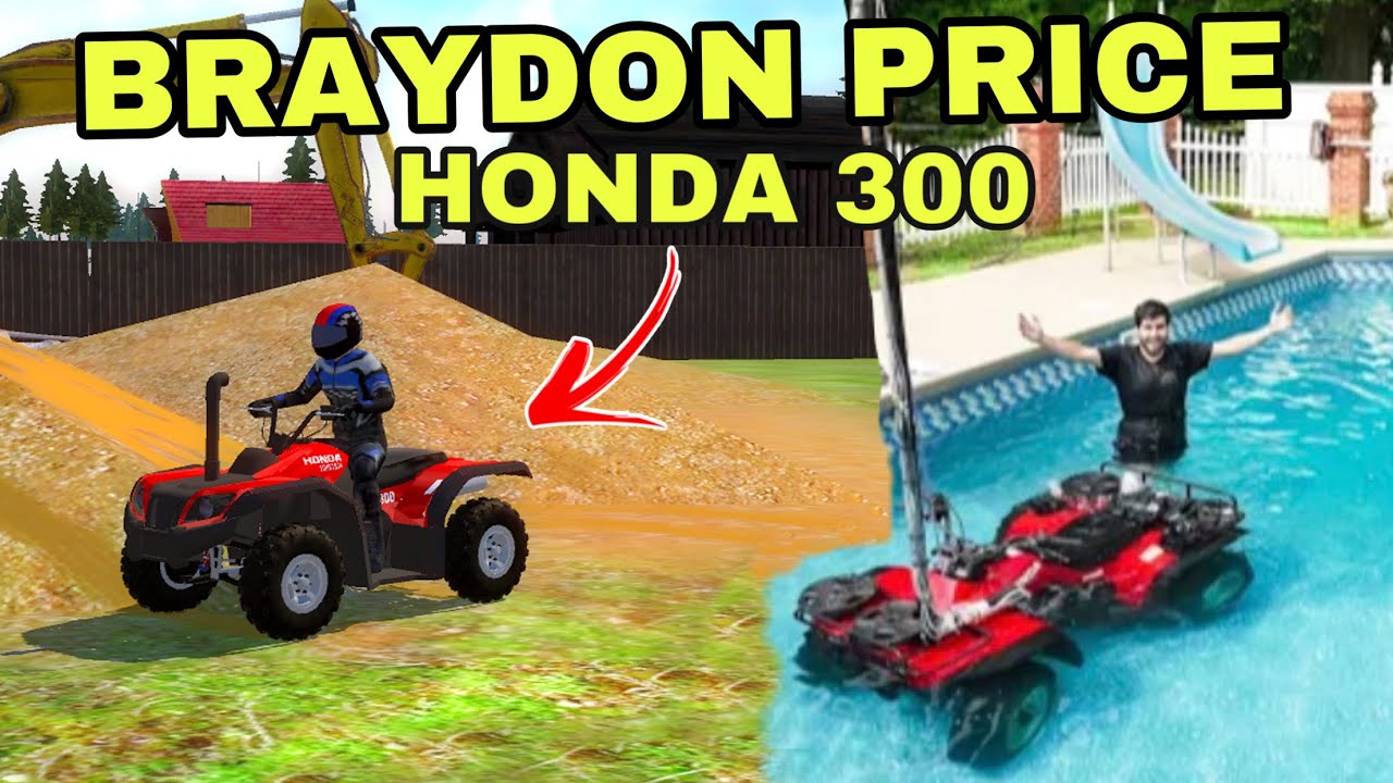 Offroad outlaws BRAYDON PRICE’S NEW HONDA 300 *IN GAME NOW* FULL BUILD ...