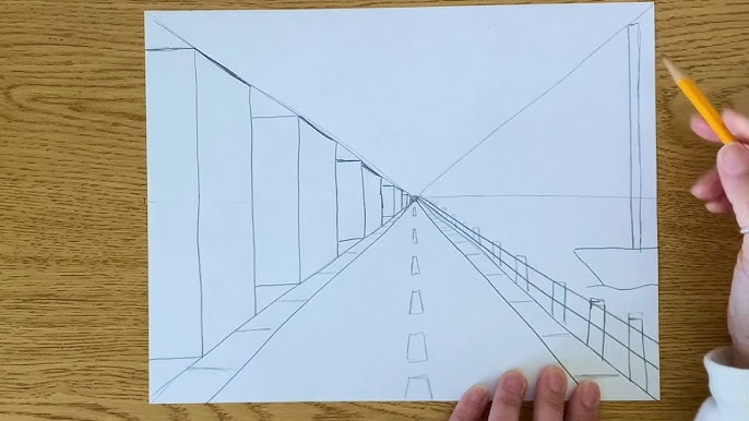 Easy One Point Perspective Drawing