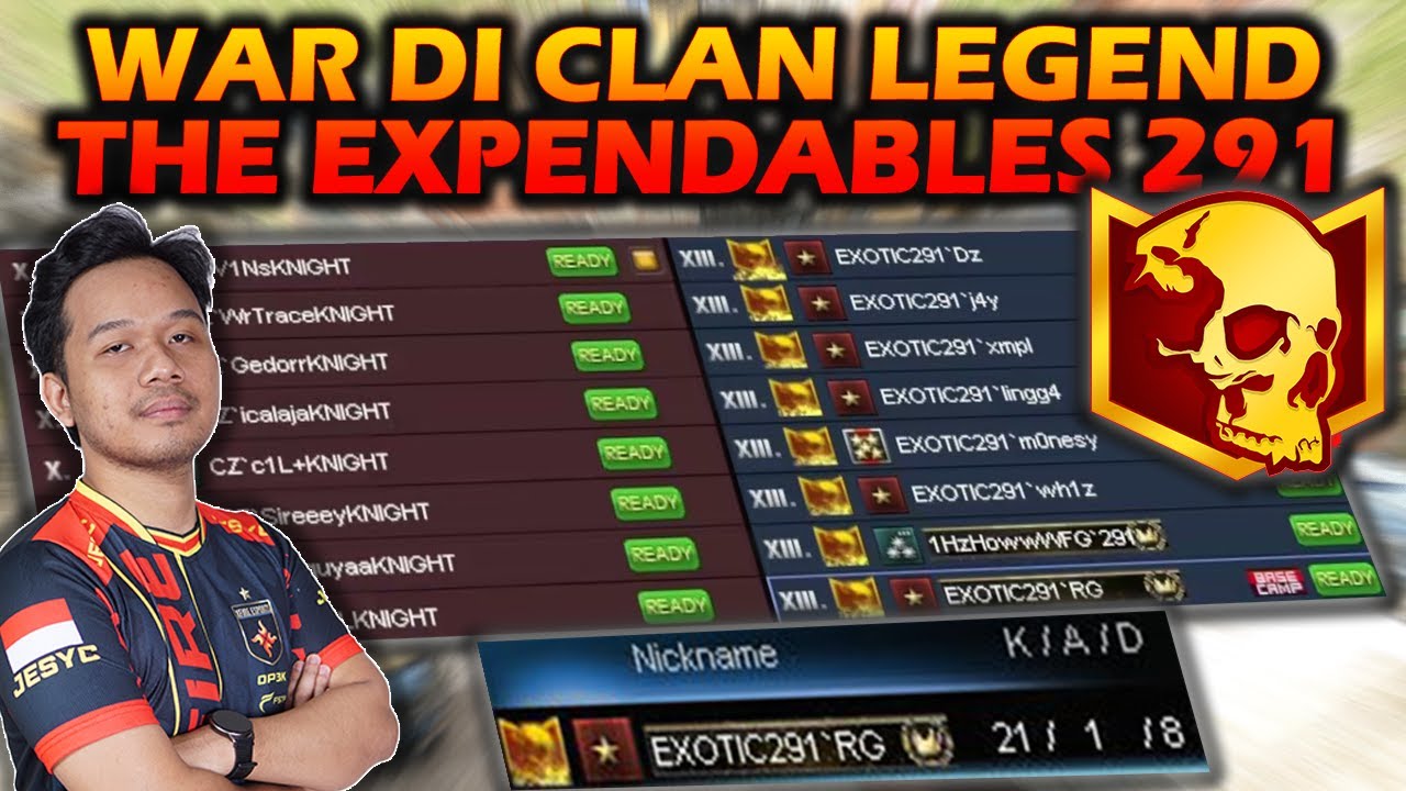 NGEWAR DI CLAN LEGEND THE EXPENDABLES 291 | POINT BLANK ZEPETTO ...