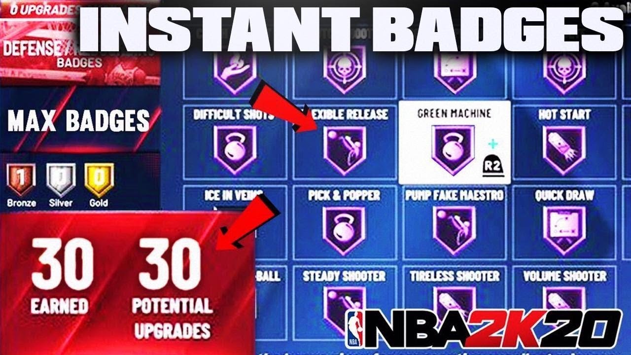 NBA 2K20 NEW INSANE BADGE GLITCH! MAX BADGE GLITCH + MYPOINTS GLITCH ...