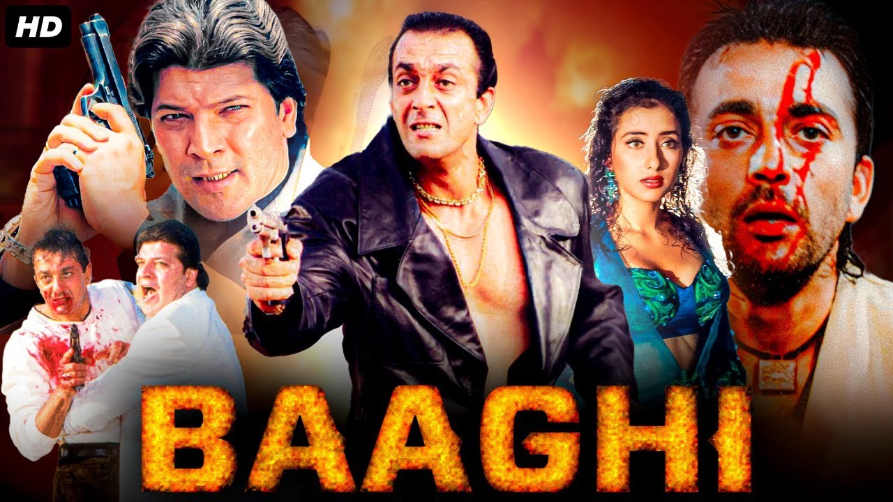 Sanjay Dutt's BAAGHI Full Movie | Aditya Pancholi | Blockbuster ...