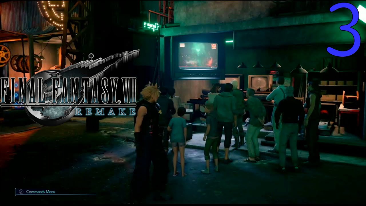 SECTOR 7 SLUMS - Let's Play - Final Fantasy VII Remake - 3 ...