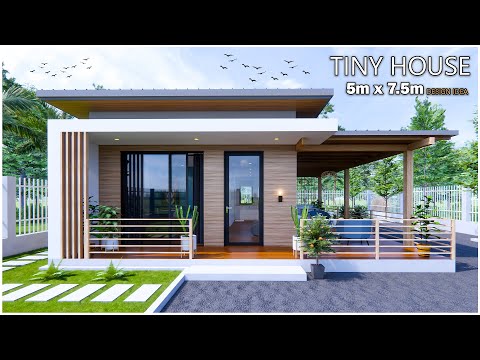 Tiny House Design | 5m x 7.5m with 2bedroom (Simple life)