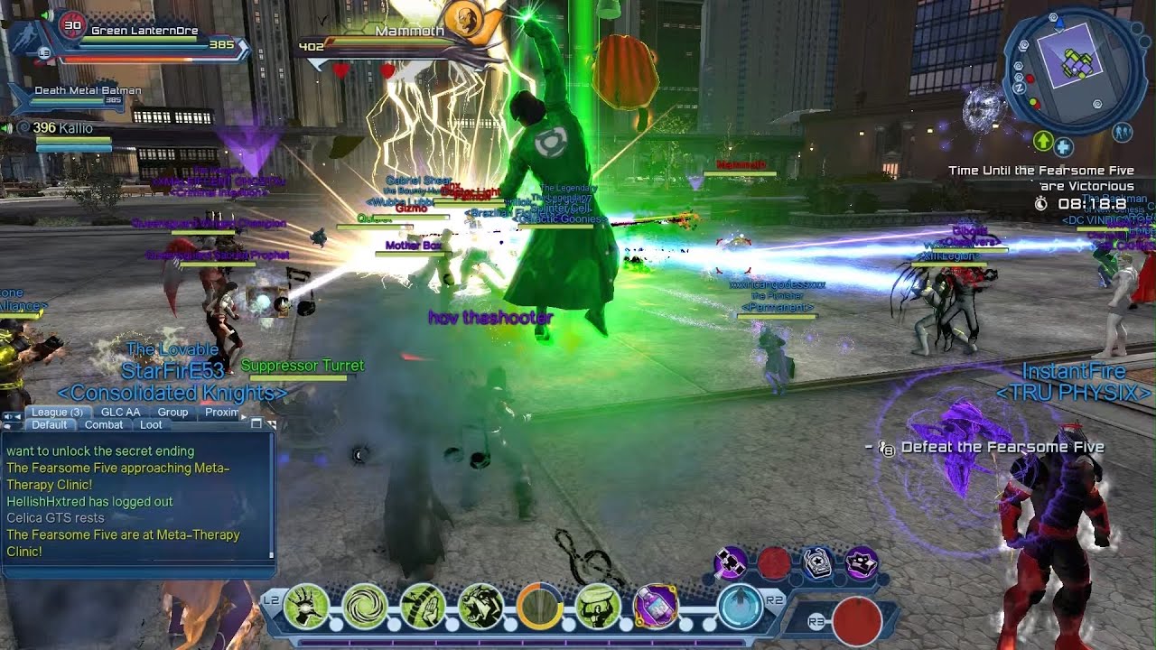 Dc Universe Online Fearsome Five Mini Raid Youtube
