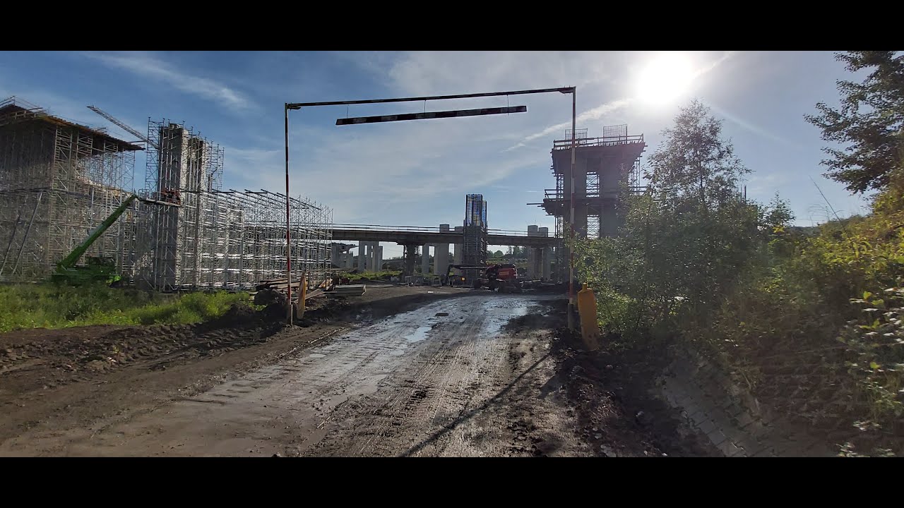 S7 Węzeł Grębałów postęp prac "Wąskie gardło" Węzeł Mistrzejowice ...