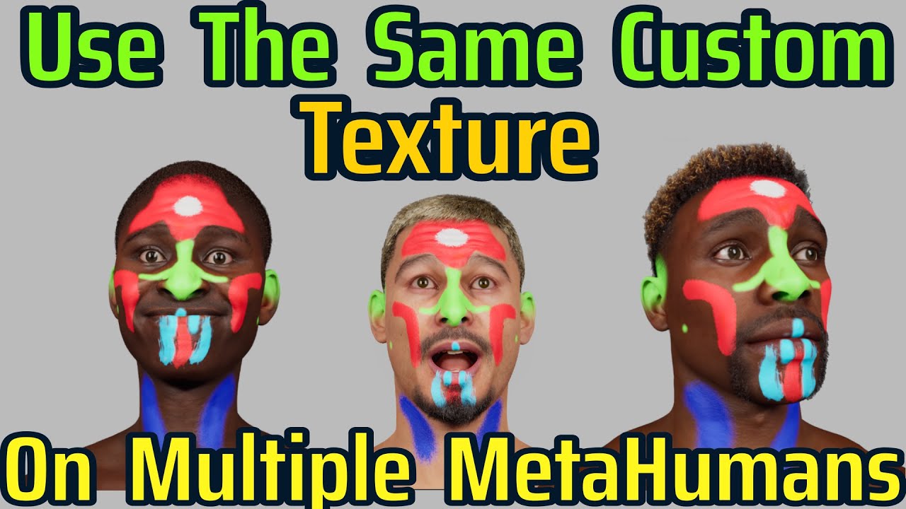 How I Create Reusable Custom Textures For MetaHuman (UE5.6) - YouTube