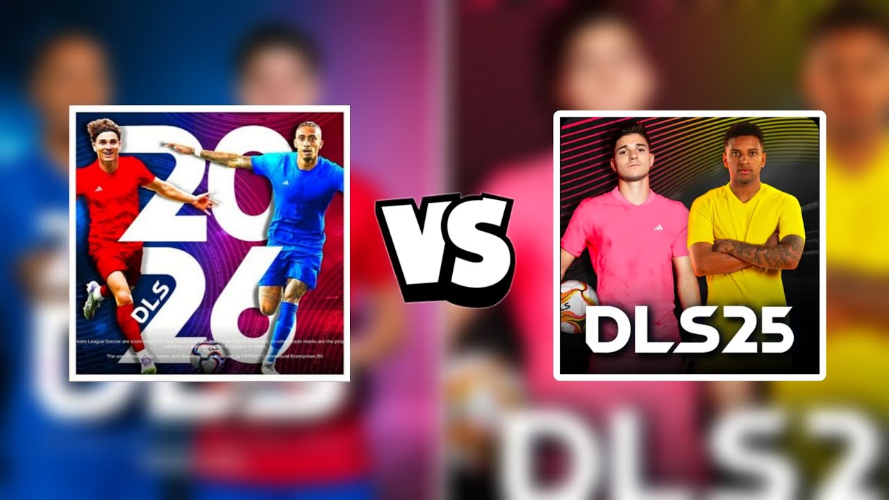 DLS 25 VS DLS 26 . Comparison . Graphics animation celebration . FTG HD ...