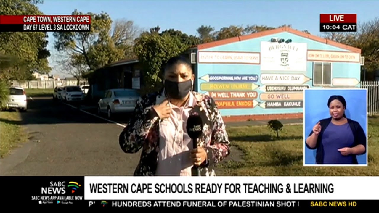 Western Cape schools ready for teaching and learning - YouTube
