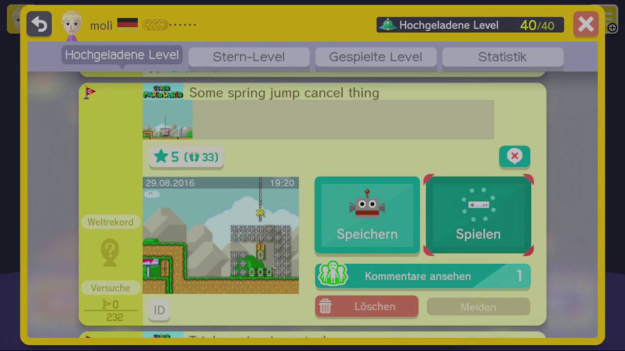 Super Mario Maker: Some spring jump cancel thing - YouTube