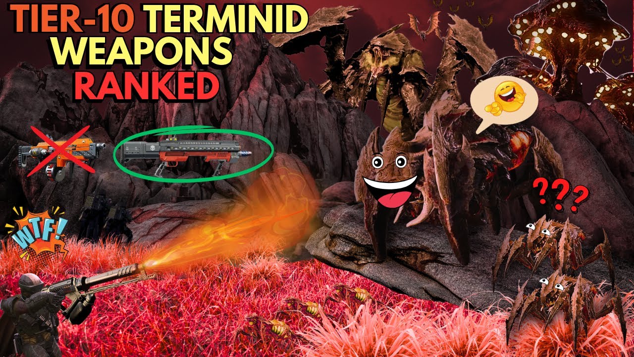 THE WEAPONS TO USE FOR SUPER HELLDIVE BUGS | Helldivers 2 Tierlist ...