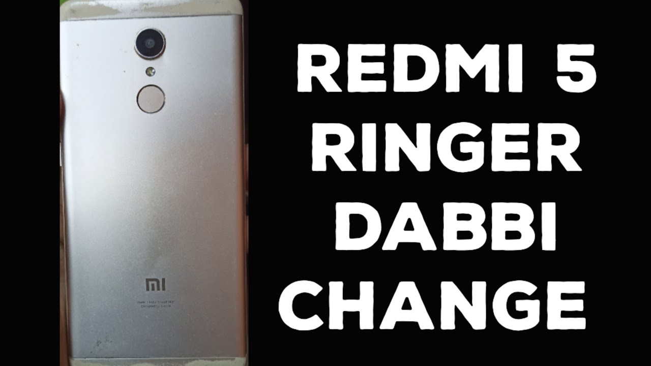 Redmi 5 Ringer dabbi change . Redmi 5 ringer dabbi replace - YouTube