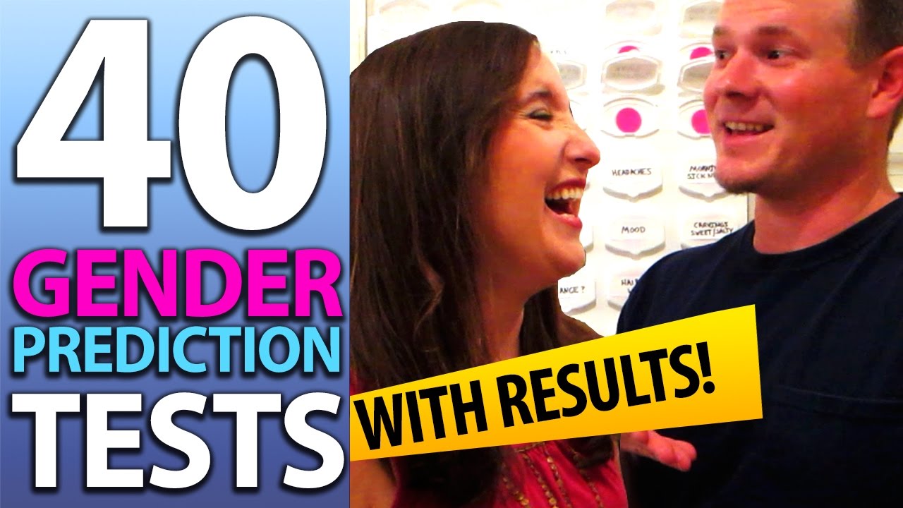 40 GENDER PREDICTION TESTS - WITH RESULTS! - YouTube
