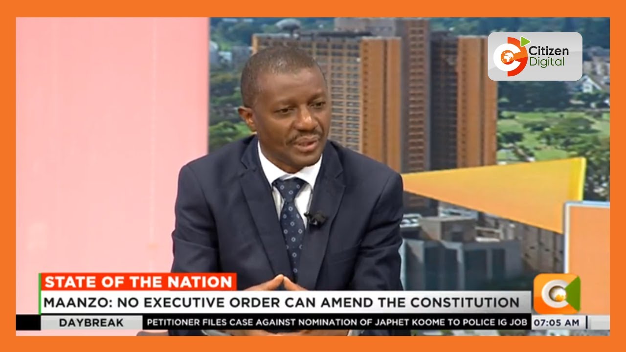 Dan Maanzo: The Chief Minister must first be a Cabinet Minister and be ...