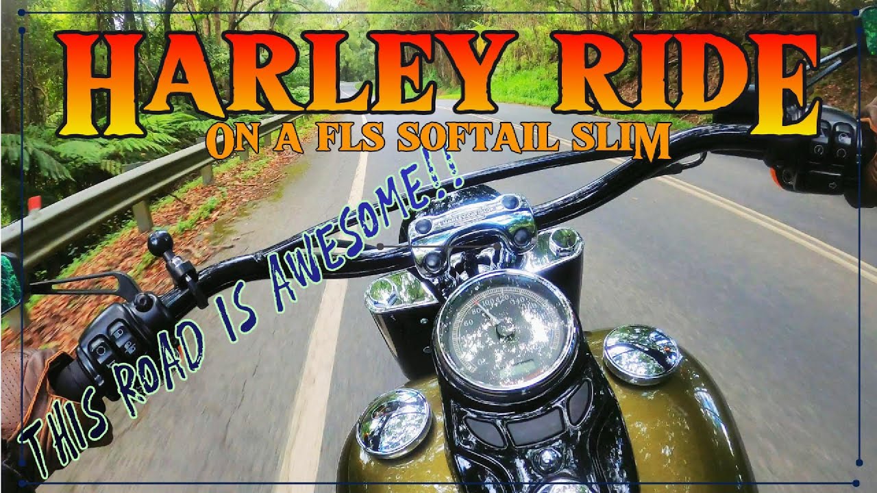 Burringbar Range On a Softail Slim - YouTube