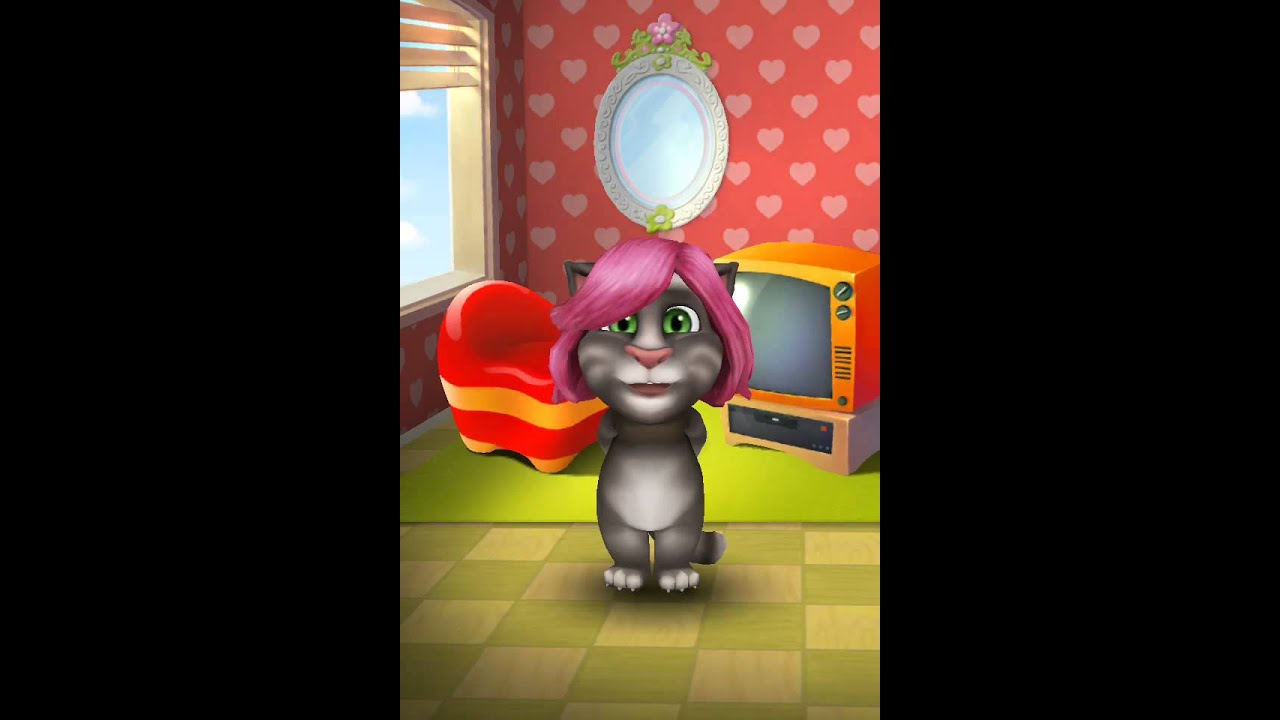 [My Talking Tom] Tom singing let it go - YouTube
