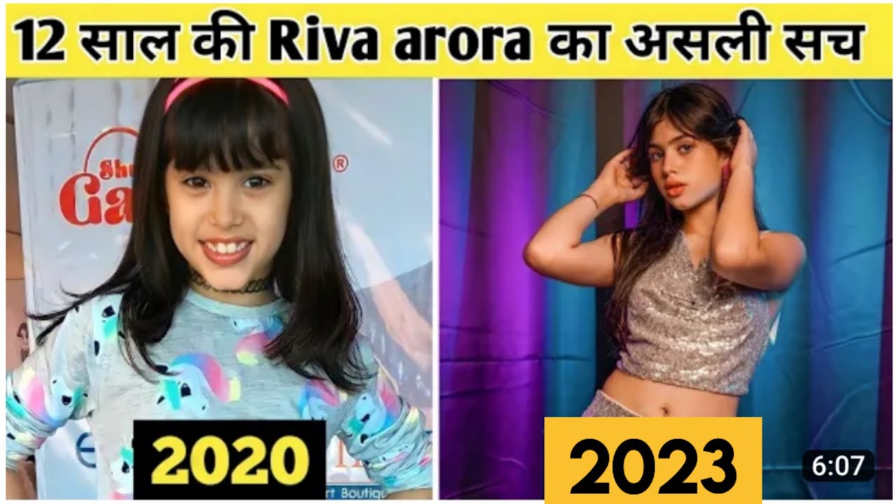 Riva Arora के इस बदलाब का सच | Real Age | Riva Arora Reels | #youtube # ...