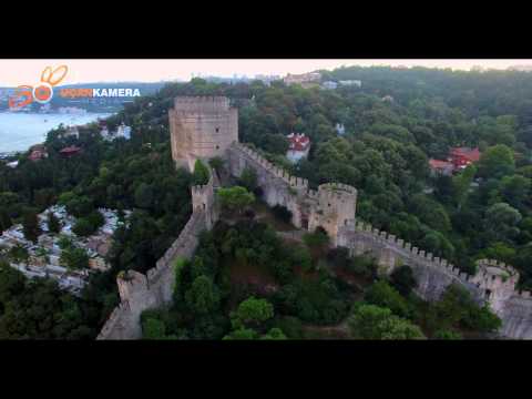 Rumeli Hisarı Akşam Üzeri Havadan Çekim