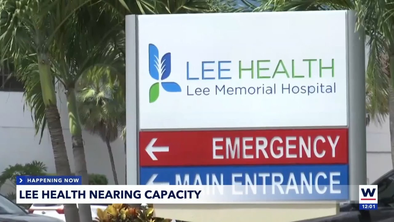 Lee Health addresses concerns of nearing peak hospital capacity - YouTube