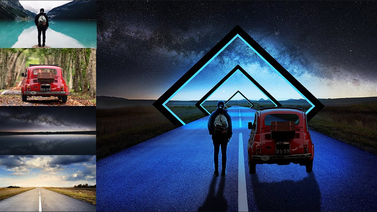 #1 Road - Create Photo Effects On Photoshop - YouTube