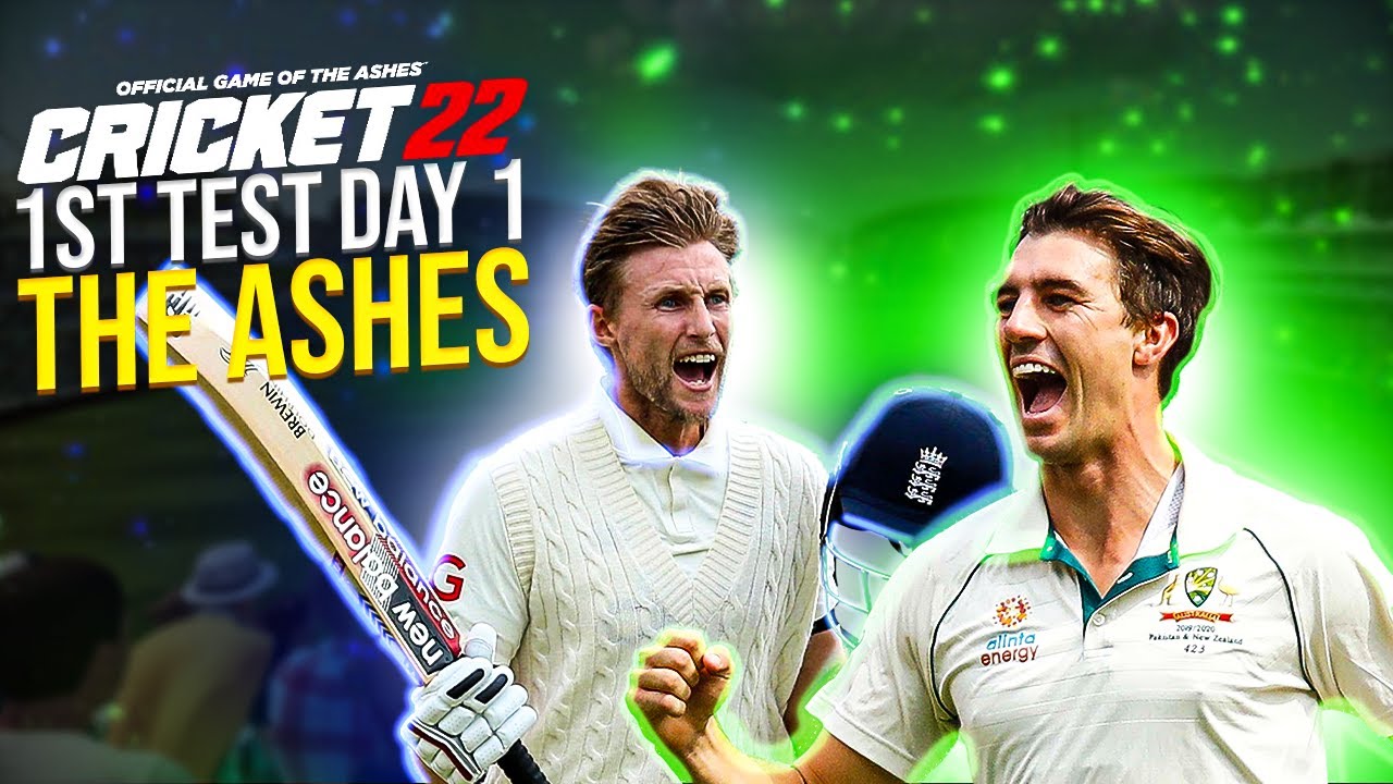 CRICKET 22 - The Ashes 1st Test - Australia v England Gameplay! - YouTube