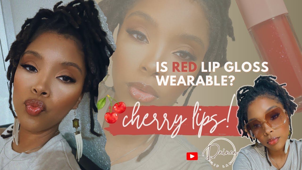 Cherry Red Lip Gloss and how to make it - YouTube