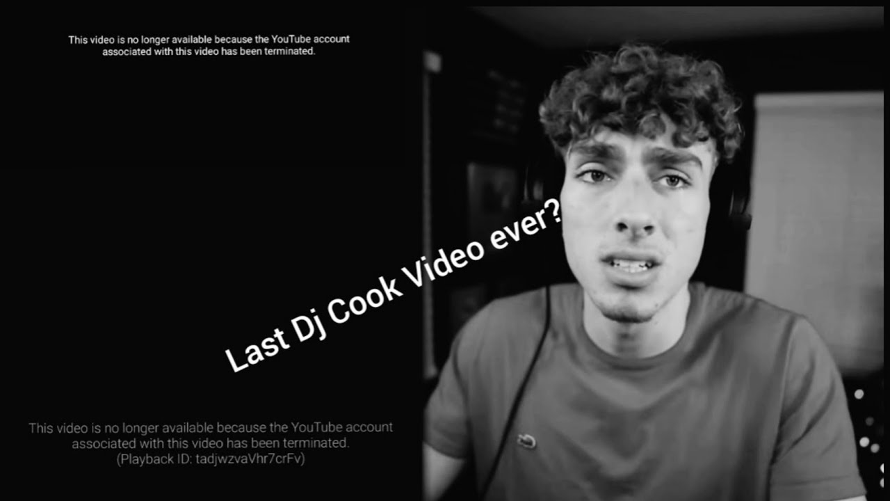 Dj Cook's Channel GOT TERMINATED! - YouTube