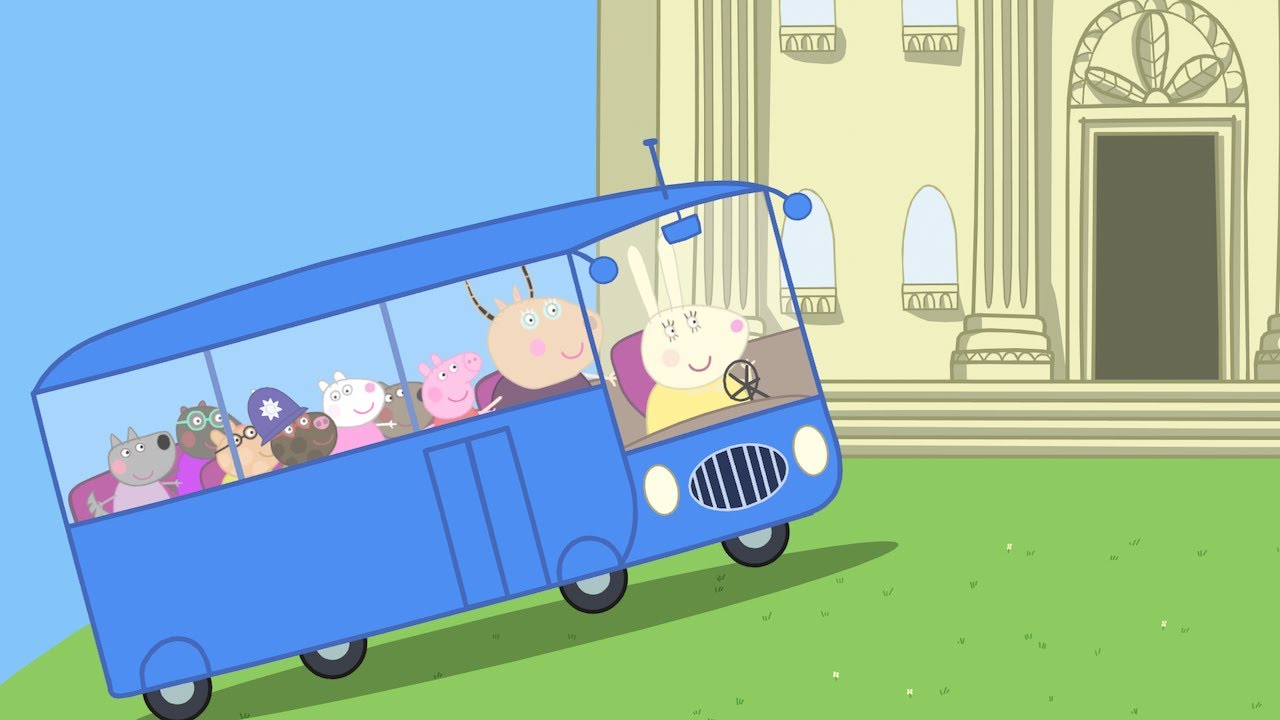 Peppa Pig and playgroup friends Ride the bus go to the museum 🐷🎃 ...