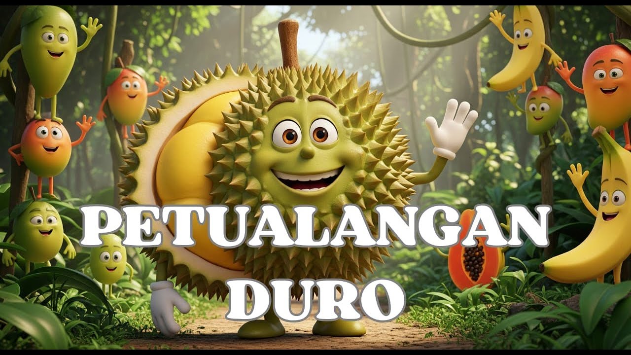 The Adventures of DURO the Durian | Petualangan DURO SI DURIAN | Fruit ...