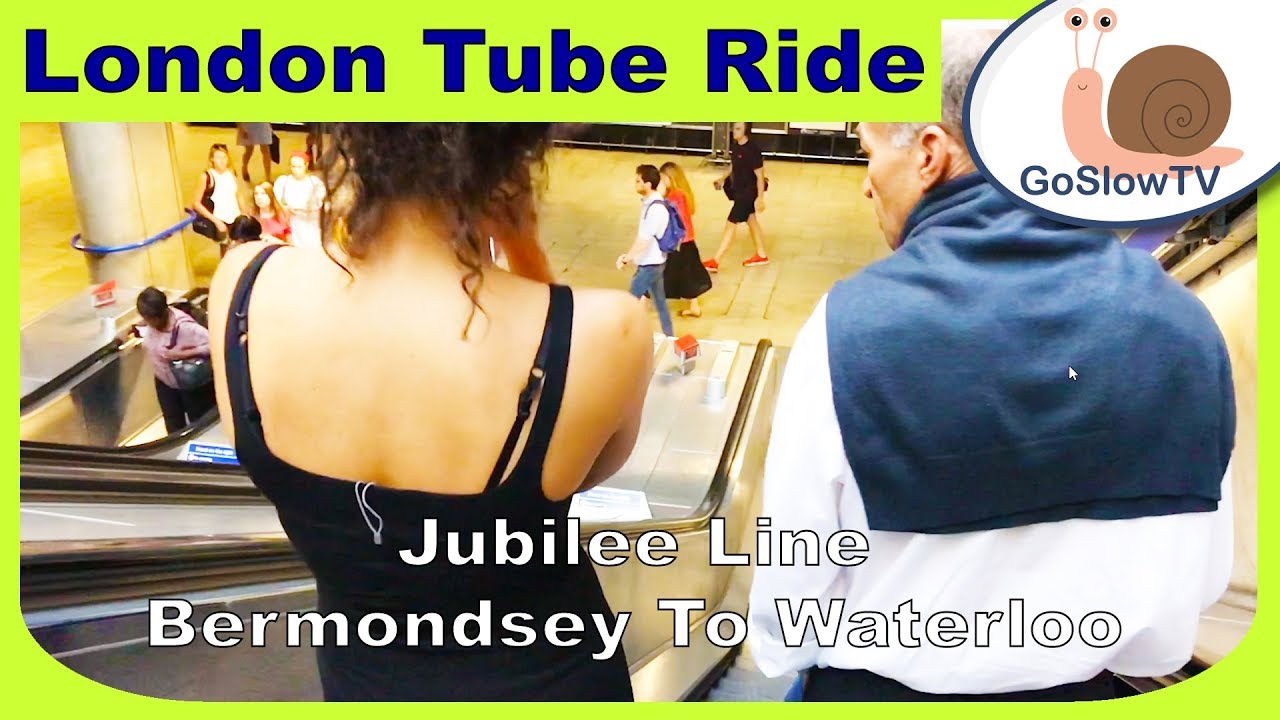 London Underground Tube Ride | Bermondsey to Waterloo | Jubilee Line ...