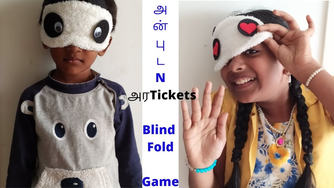 BlindFold Game | Learn colors | Fun Challenge - YouTube