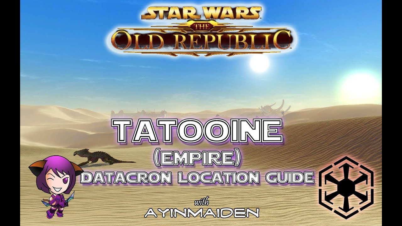 SWTOR - Tatooine (Empire) Datacron Location Guide - YouTube