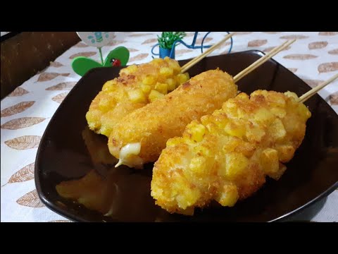 Resep Corndog Hottang Mozarella with Bakso || Easy and Yummy - YouTube