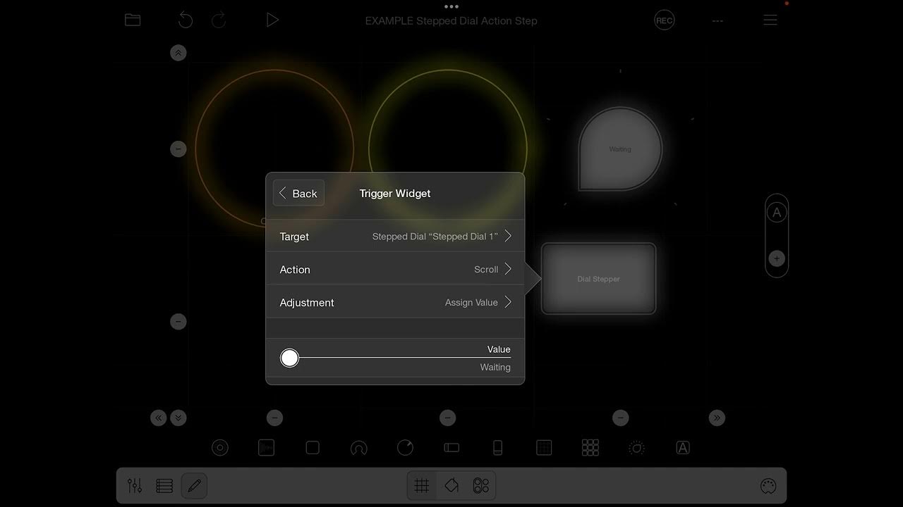 Loopy Pro: Setting up a nudge dial action - YouTube