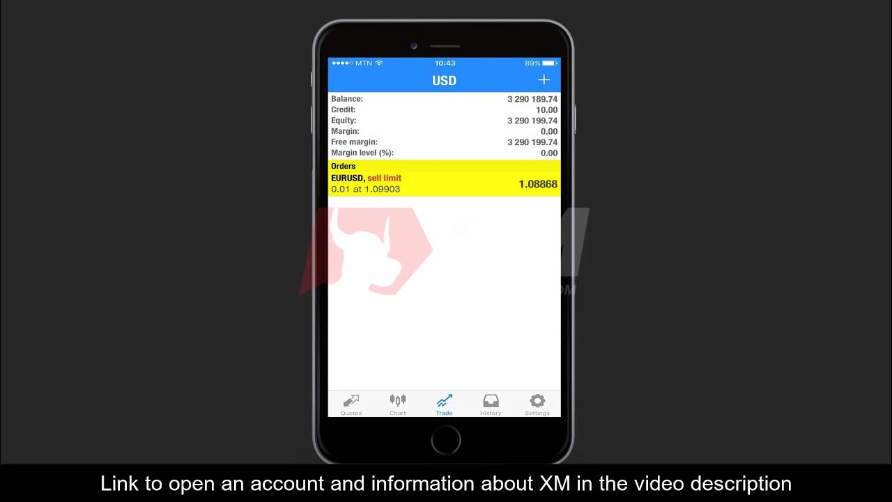 Xm Mobile Trader Using The Mt4 Iphone Application Part 3 Forex Youtube