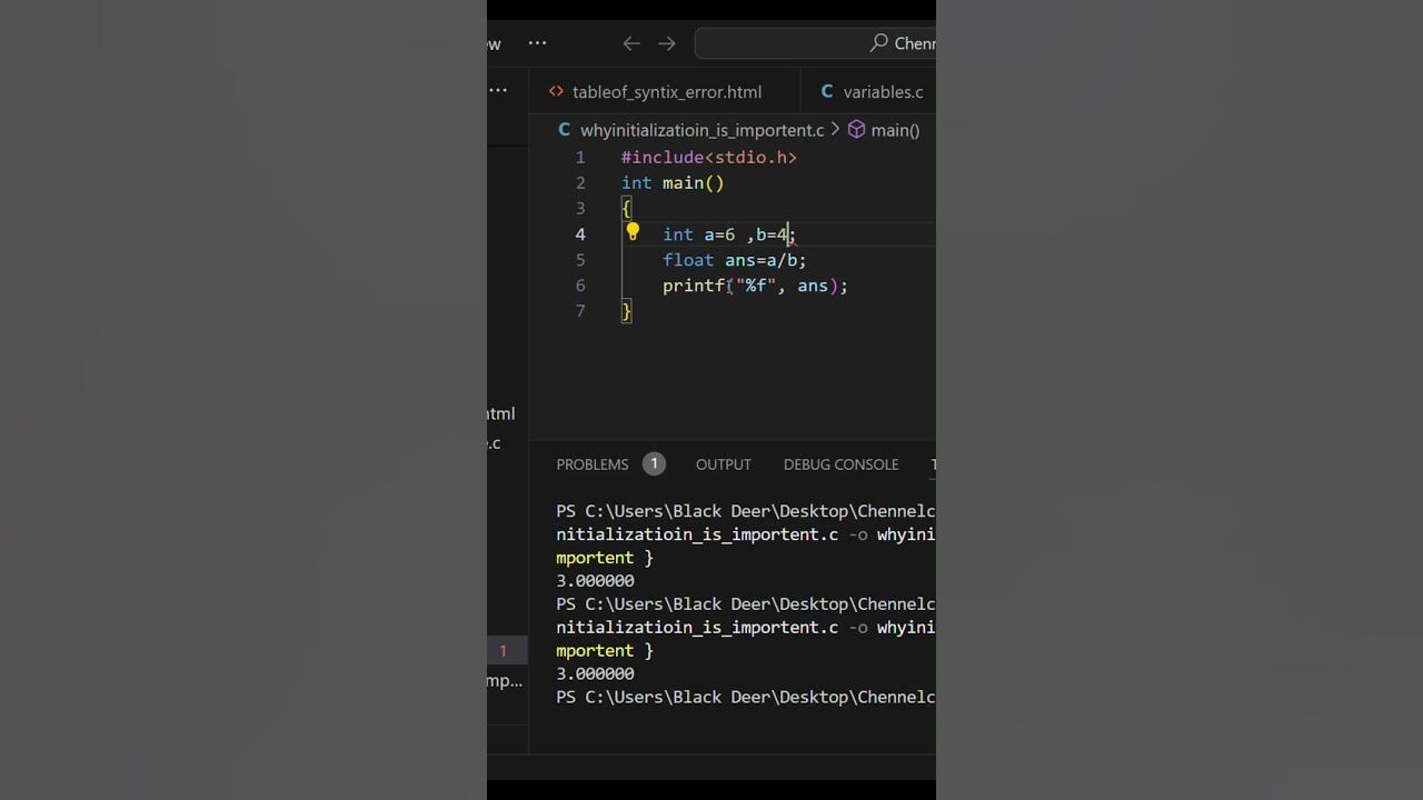 Coding Tips How To Initialize Coding Learncodingeasily Cprogramming