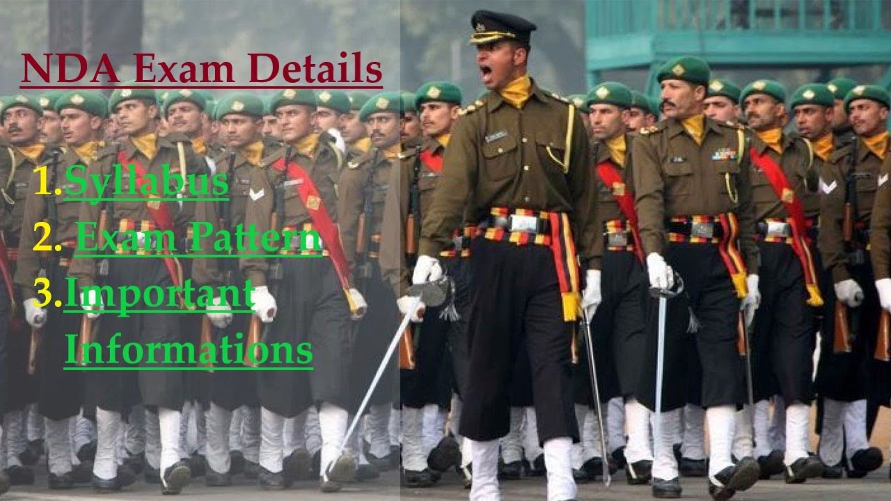 NDA Syllabus & Exam Pattern | Important Information About NDA | NDA ...