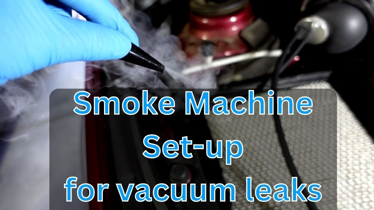 How to set up smoke machine - Hunting for vacuum leaks - YouTube