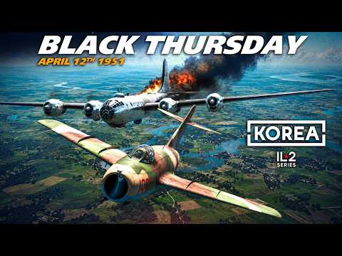 Black Thursday April 12th 1951 -- Mig-15 IL-2 Korea Early Access | PIMAX | RTX 5090 |