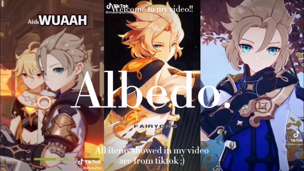 10 MINUTES OF ALBEDO GENSHIN IMPACT | TIKTOK COMPILATION - YouTube