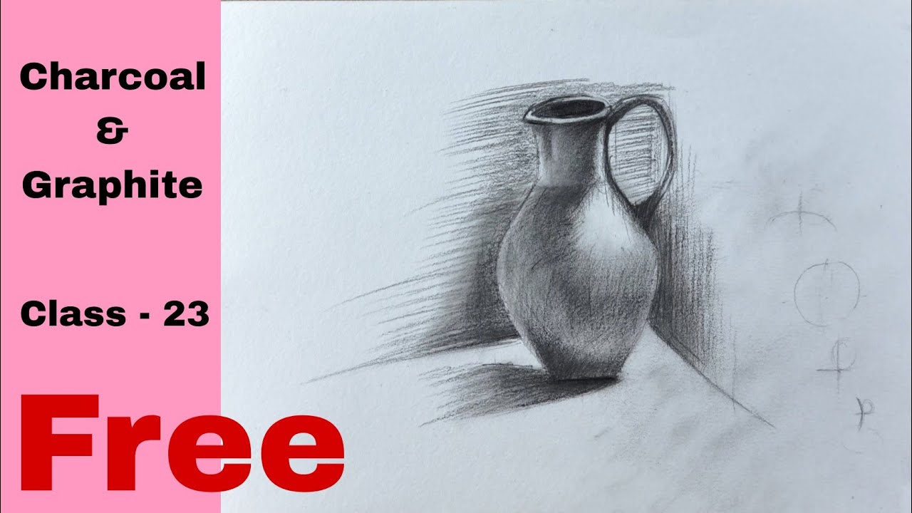 How To Draw A Pot | Pot Drawing Easy Step By Step | Easy Drawing For ...